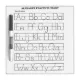 Alphabet Practice Chart Dry Erase Board | Zazzle