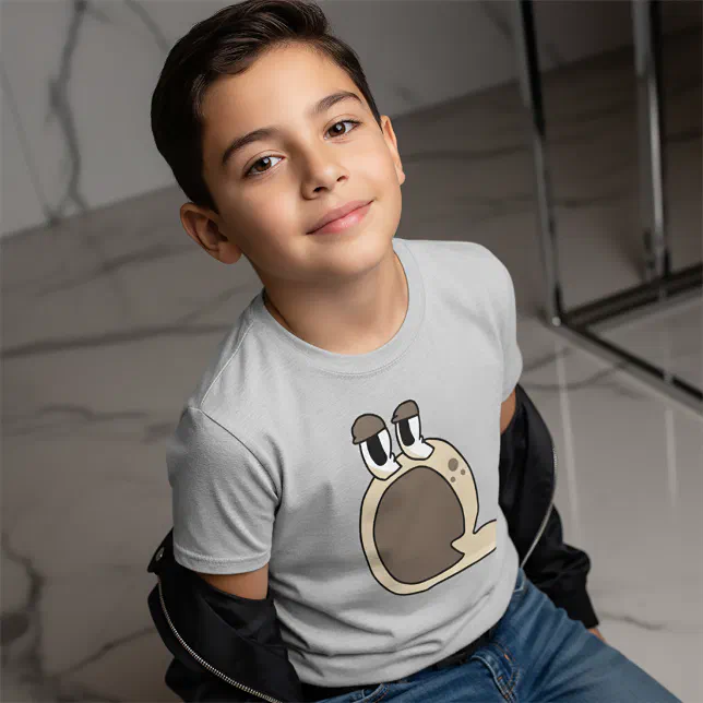 Alphabet T-Shirt Letter Q | Zazzle