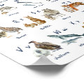 Alphabets animals back to school day poster | Zazzle