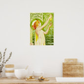 Alphonse Mucha Absinthe Robette Poster | Zazzle