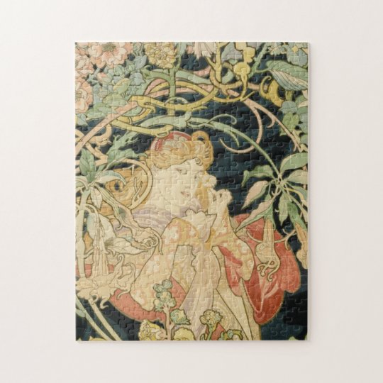 Alphonse Mucha - Alphonse Jigsaw Puzzle | Zazzle.com
