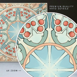 Alphonse Mucha Art Nouveau Mix & Match Bernhardt Ceramic Tile | Zazzle