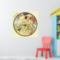 Alphonse Mucha Month Of February Poster | Zazzle