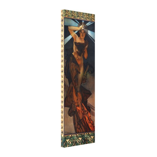 Alphonse Mucha Morning Star Canvas Poster | Zazzle.com