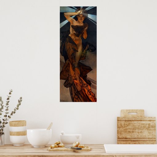 Alphonse Mucha Morning Star Poster | Zazzle