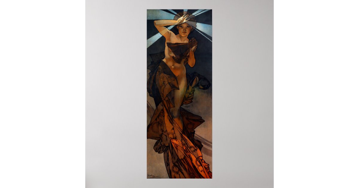 Alphonse Mucha Morning Star Poster | Zazzle