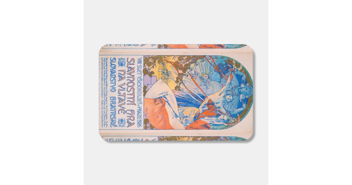 Alphonse Mucha Poster for Sokol Festival (1926) Matchboxes | Zazzle