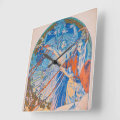 Alphonse Mucha Poster for Sokol Festival (1926) Square Wall Clock | Zazzle