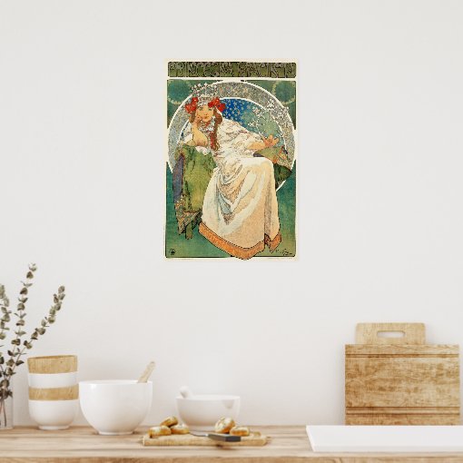 Alphonse Mucha Princess Hyacinth Poster | Zazzle
