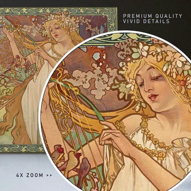 alphonse mucha art spring