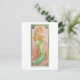 Alphonse Mucha The Seasons: Spring Printemps Postcard | Zazzle
