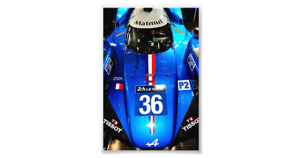 Alpine A470-Gibson 24 Hours of Le Mans 2018 Photo Print | Zazzle
