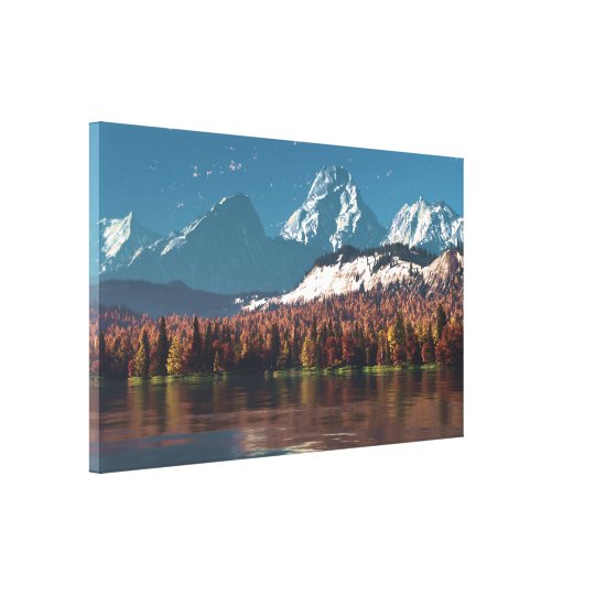 Alpine Autumn Canvas Print | Zazzle.com