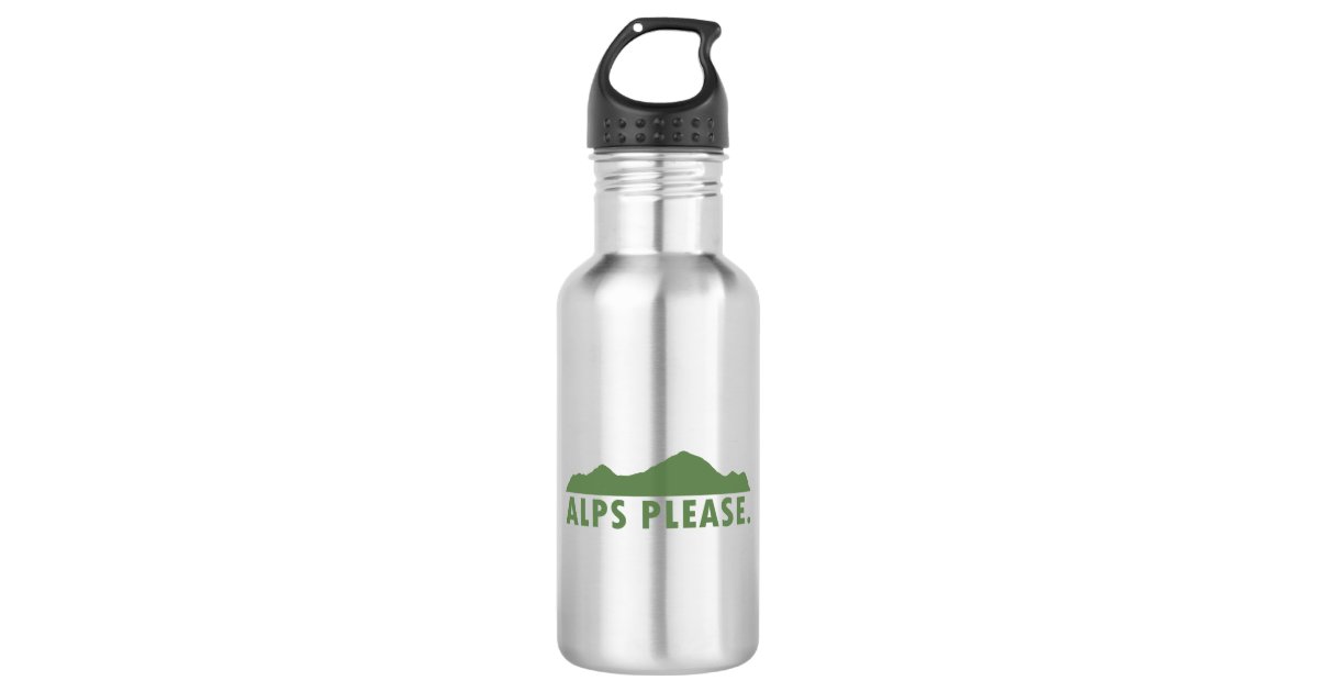 Alps Please Stainless Steel Water Bottle | Zazzle