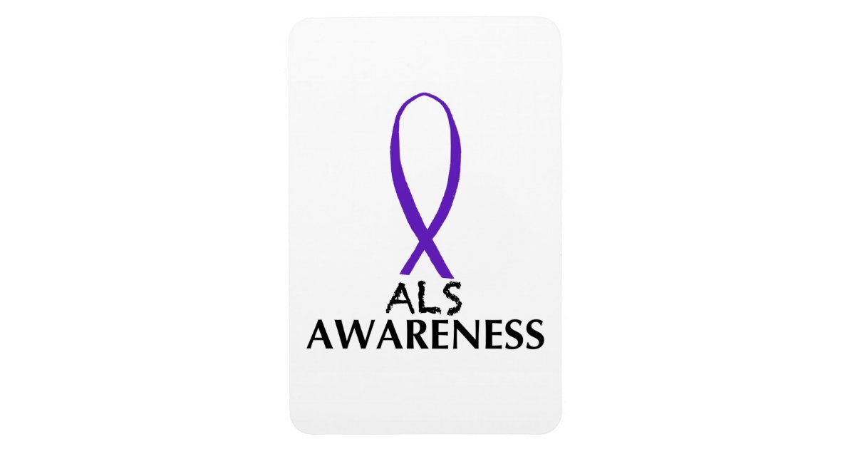 ALS Awareness flexible magnet | Zazzle