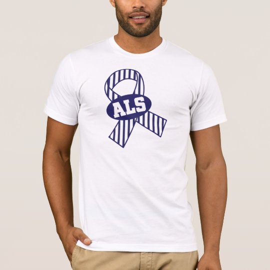 ALS Ribbon Awareness T-Shirt | Zazzle.com
