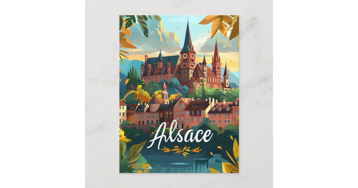 Alsace France Postcard | Zazzle