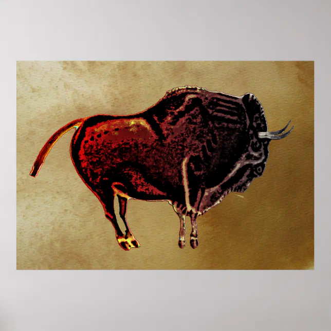 Altamira Bison Poster | Zazzle
