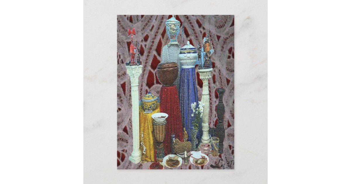 ALTAR IFA YORUBA POSTCARD | Zazzle