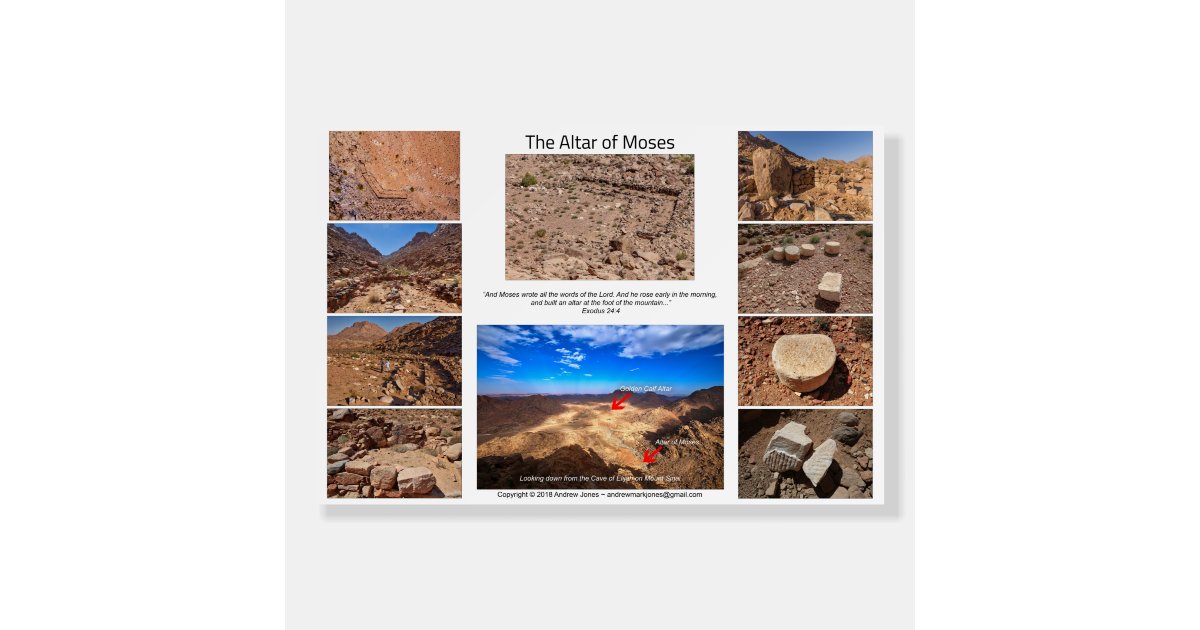 Altar of Moses Photo Collage Poster | Zazzle