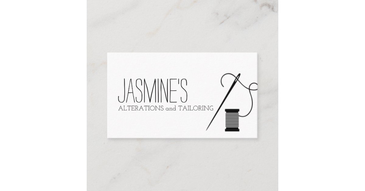 Alterations & Tailoring Business Card | Zazzle
