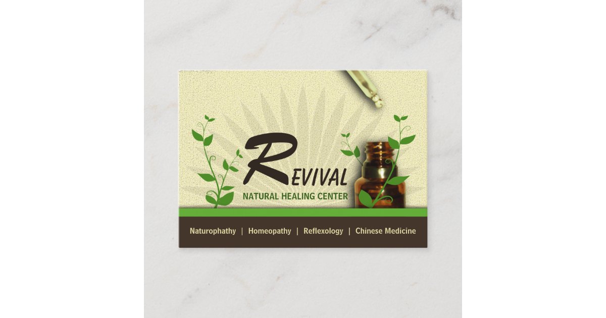 Alternative Medicine Homeopathic Business Cards | Zazzle