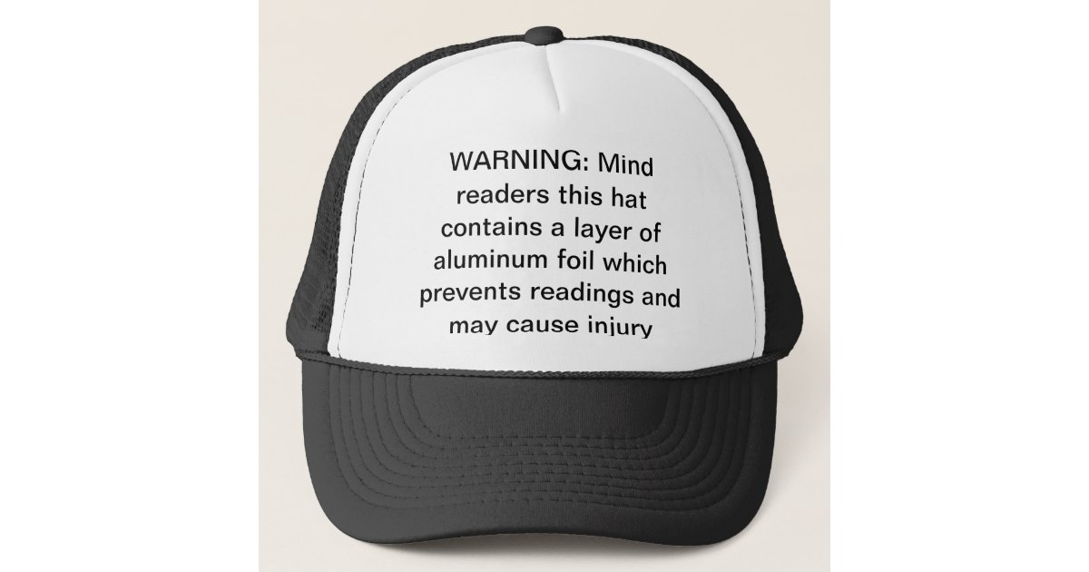 Aluminum Anti-Mind Reading Hat | Zazzle
