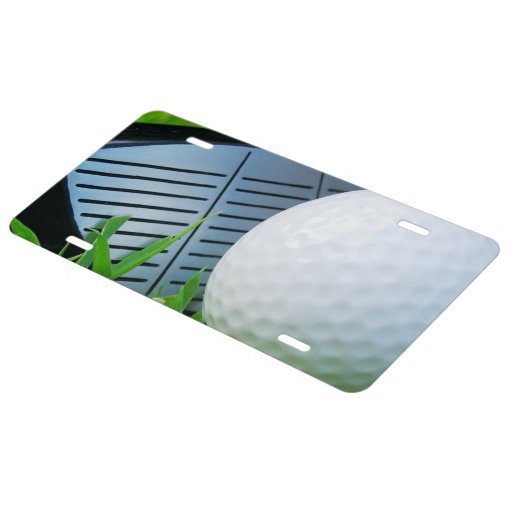 Aluminum License Plate/Golf License Plate | Zazzle