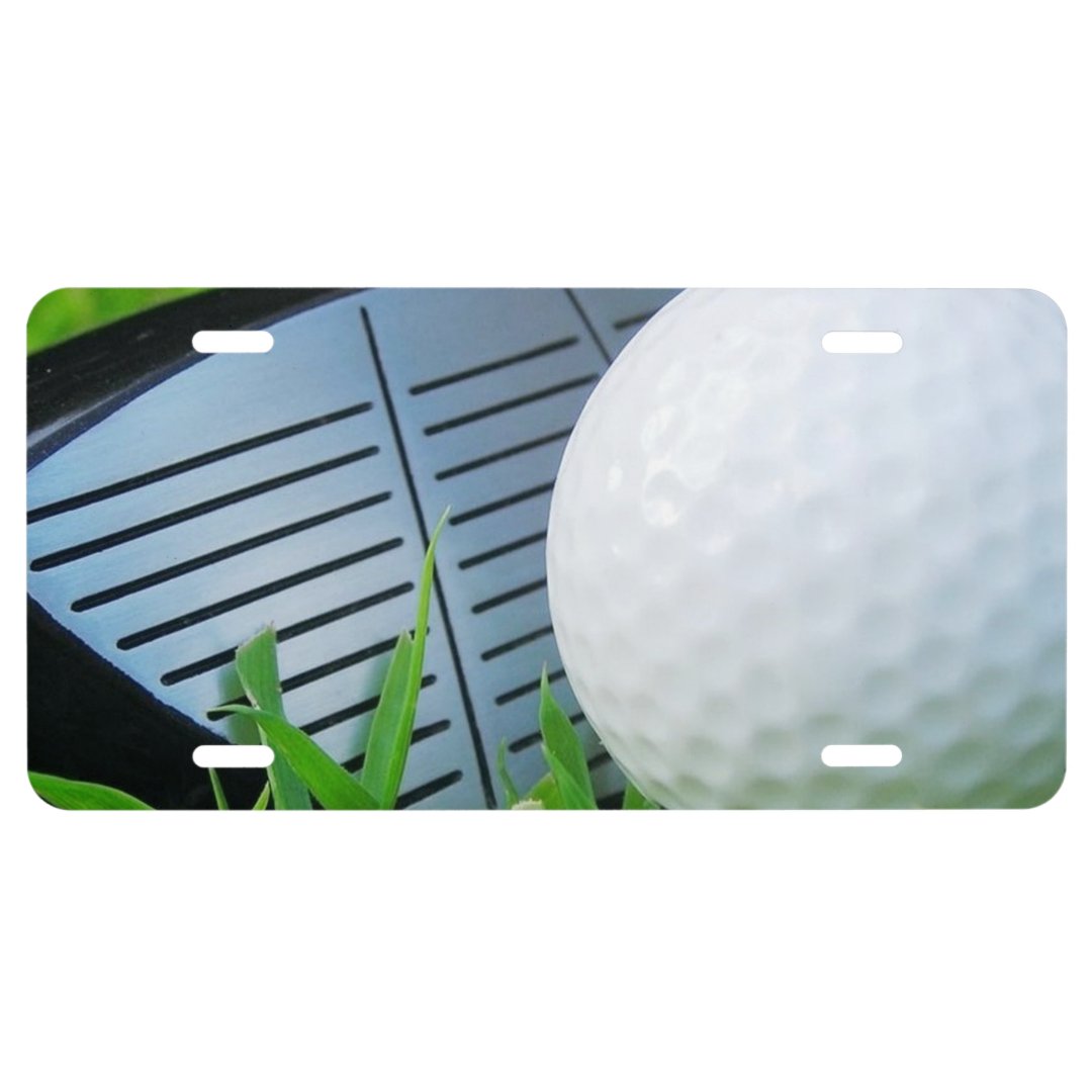 Aluminum License Plate/Golf License Plate | Zazzle
