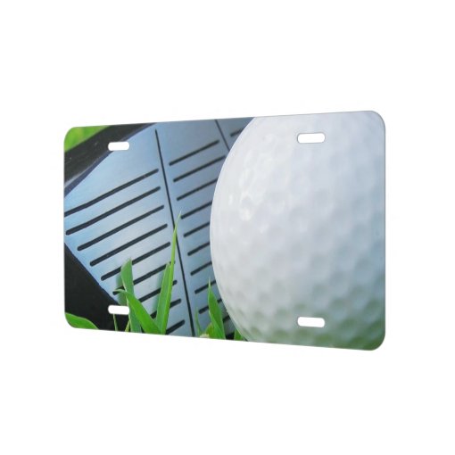 Aluminum License Plate/Golf License Plate | Zazzle