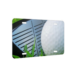 Aluminum License Plate/Golf License Plate | Zazzle