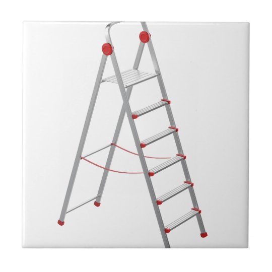 Aluminum step ladder tile | Zazzle.com