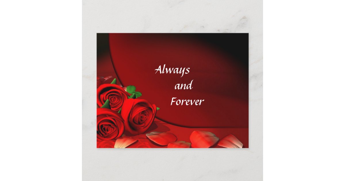 Always and Forever Postcard | Zazzle