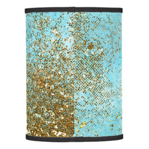 Always be a mermaid- gold glitter mermaid vision lamp shade | Zazzle