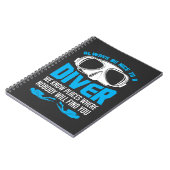 Always Be Nice To A Diver Scuba Diving Notebook | Zazzle