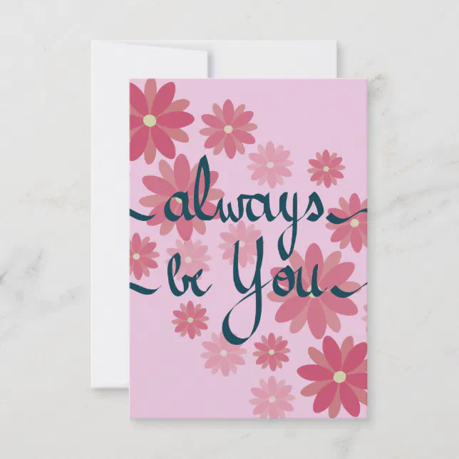 Always Be You Thank You Card | Zazzle