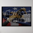 Always Faithful - Semper Fi Poster | Zazzle.com