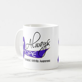 Always Hope Rheumatoid Arthritis Coffee Mug | Zazzle