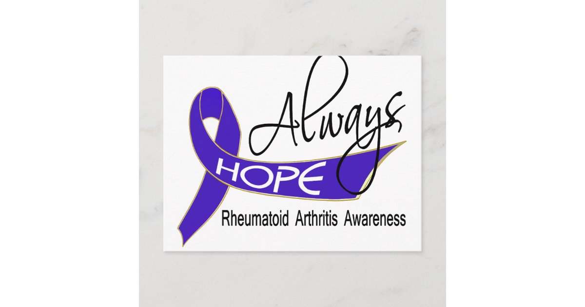 Always Hope Rheumatoid Arthritis Postcard | Zazzle