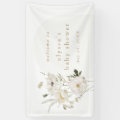 ALYSSA Floral Summer Boho Wild Flower Baby Shower Banner | Zazzle
