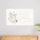 ALYSSA Floral Summer Boho Wild Flower Baby Shower Banner | Zazzle
