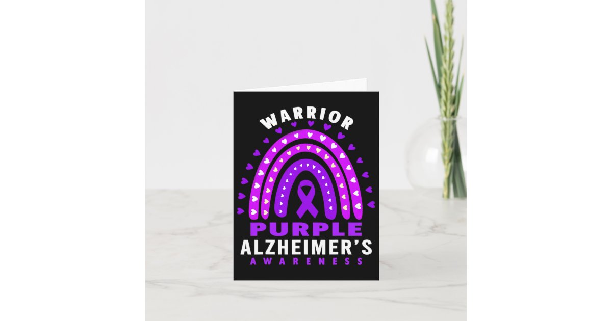 - Alzheimerheimer Warrior - Heimer’s Awareness Card | Zazzle
