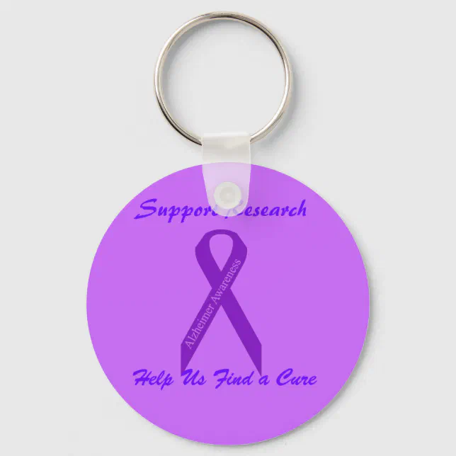 Alzheimer's Support Keychain | Zazzle