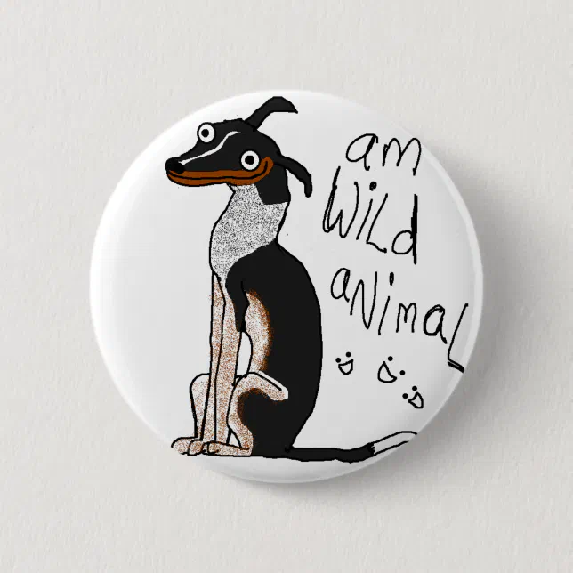 Am Wild Animal Button | Zazzle