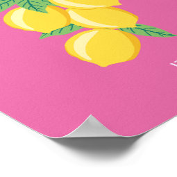 Amalfi Coast, Italy, Travel Art, Pink, Preppy Poster | Zazzle