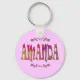 Amanda Keychain | Zazzle