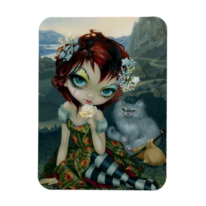 "Amanda Palmer Tarot: The Fool" Flex Magnet | Zazzle.com