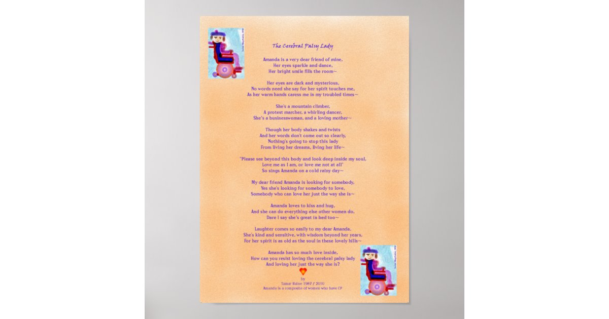 Amanda Poem Poster | Zazzle