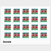 Amani - Peace - Kenya flag Square Sticker | Zazzle
