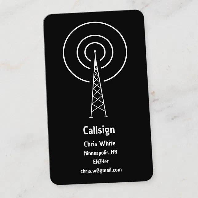 Amateur Radio Business Card | Zazzle